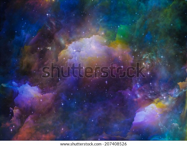 Deep Space Series Design Composed Nebula Stock Illustration 207408526 ...