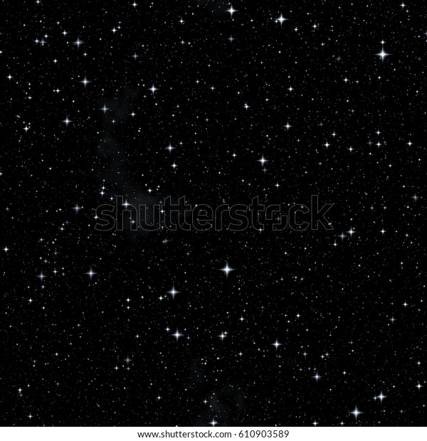 Deep Space Tile Texture Many Stars Stock Illustration 610903589 ...