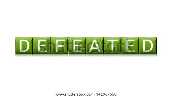 Defeated Word Stock Illustration 341967650 | Shutterstock