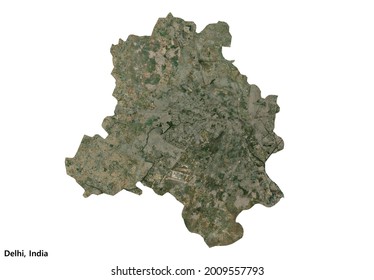 Delhi India Map 3d Rendering Stock Illustration 2009557793 | Shutterstock