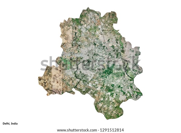 Delhi India Map 3d Rendering Stock Illustration 1291512814 | Shutterstock
