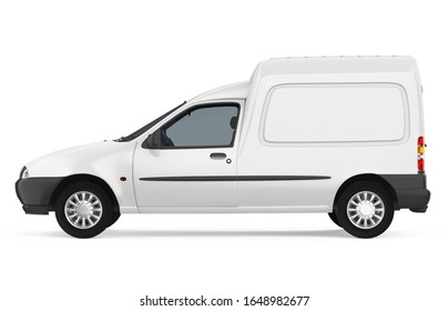 Cargo Van Car Side View Stock Photo (Edit Now) 1312754798
