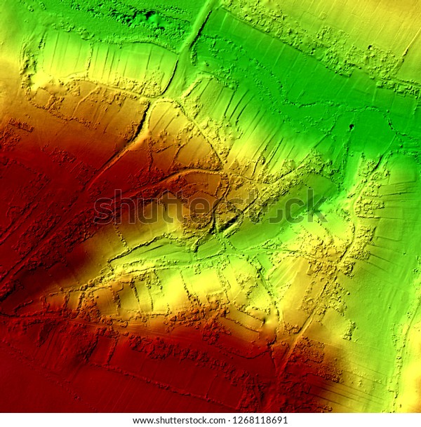 Dem Digital Elevation Model Stock Illustration 1268118691 | Shutterstock