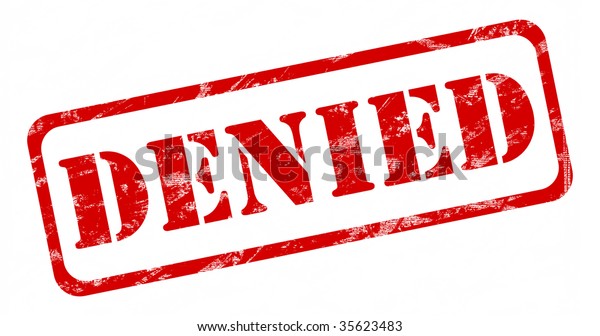 Denied Stamp Stock Illustration 35623483 | Shutterstock
