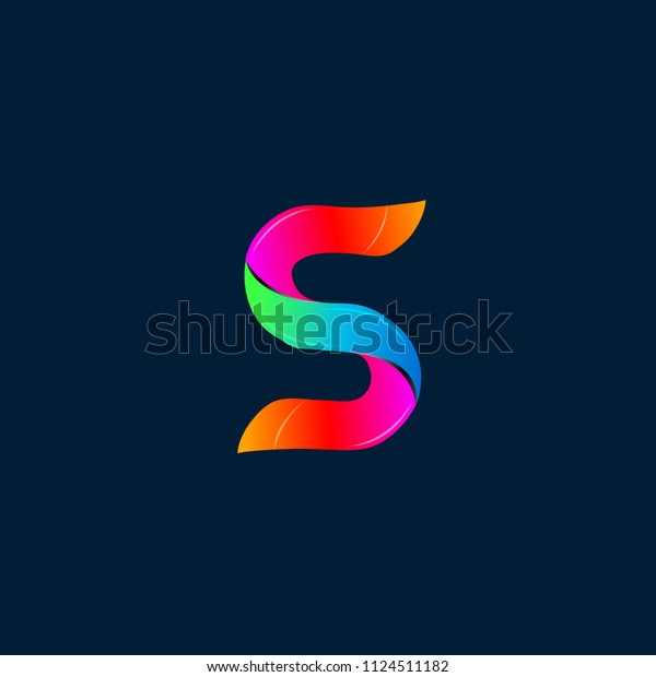 Design Letter S Adobe Illustrator Stock Illustration 1124511182 ...