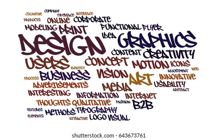 Design Word Cloud Stock Illustration 643673761 | Shutterstock