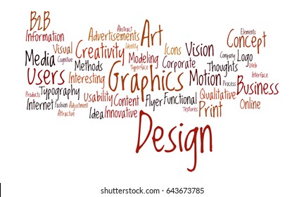 Design Word Cloud: ilustración de stock 643673758 | Shutterstock