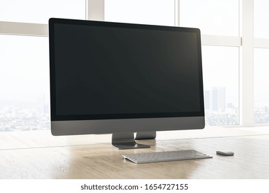 Free Stock Photo of Desktop Computer on Desk in Office | Download Free ...