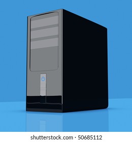 Desktop Pc Stock Illustration 50685112 | Shutterstock