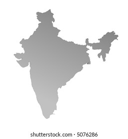 23 Map Of India Grayscale Images, Stock Photos & Vectors | Shutterstock