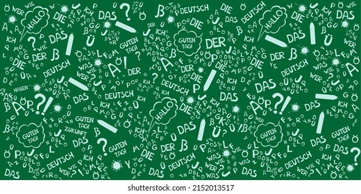Deutsch German Language Pattern German Language Stock Illustration ...