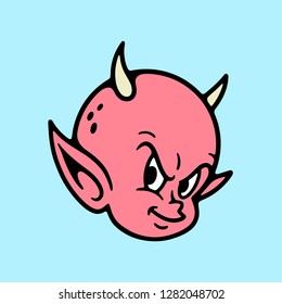 Devil Baby Head Stock Illustration 1282048702 | Shutterstock