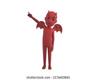 Devil Character Pointing His Index Finger Stock Illustration 2176603865 ...