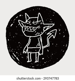 Devil Doodle Stock Illustration 293747783 | Shutterstock