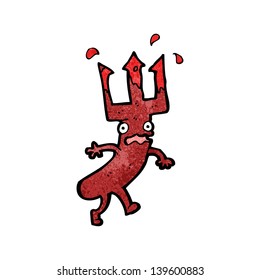 Devil Fork Cartoon Character Stock Illustration 139600883 | Shutterstock