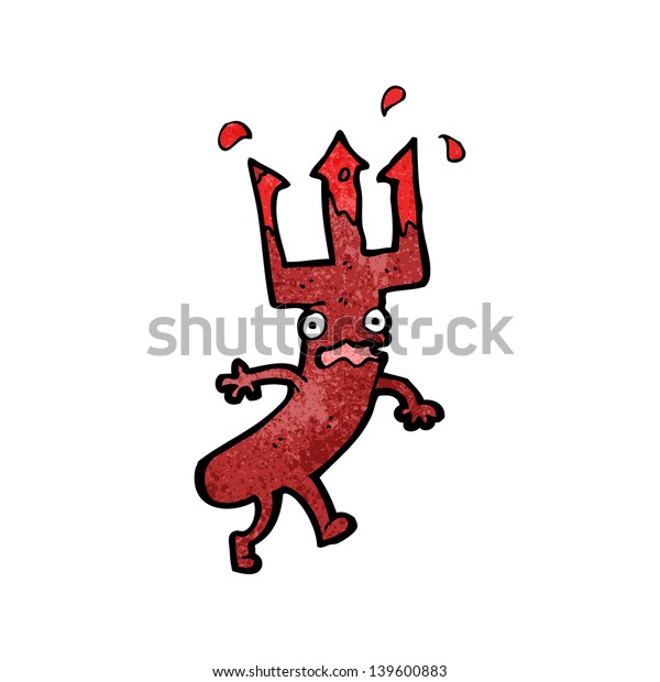 Devil Fork Cartoon Character Stock Illustration 139600883 | Shutterstock
