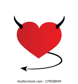 Devil Heart Stock Illustration 179038949 | Shutterstock