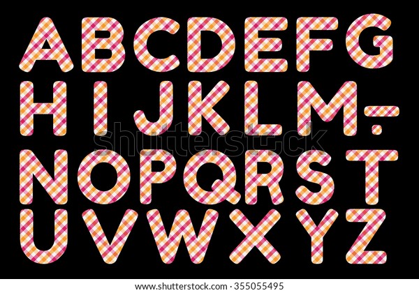 Diagonal Font On Black Background Stock Illustration 355055495 ...