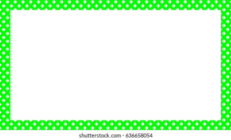 Diagonal Square Design Border Frame Stock Illustration 636658054