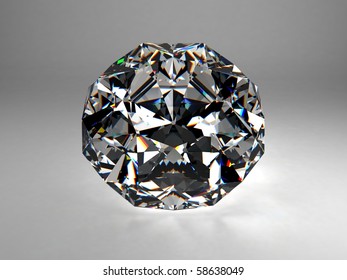 Diamond Front View 스톡 일러스트 58638049 | Shutterstock