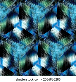 Diamond Geometric Grid Texture Background Seamless Stock Illustration ...