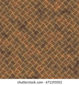 Diamond Plate Rust Stock Illustration 671193352 | Shutterstock
