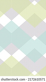 Diamond Shaped Lines Seamless Pattern Stock Illustration 2172610571 ...