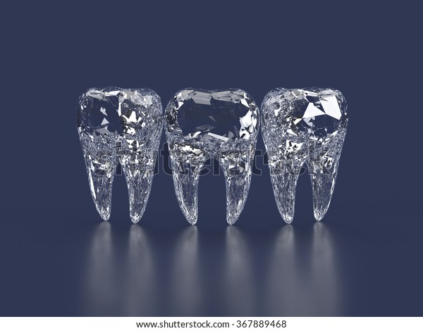 Diamond Teeth Stock Illustration 367889468