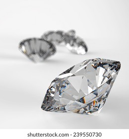 Triangle Cut Diamond On Light Blue Stock Illustration 651533554 ...