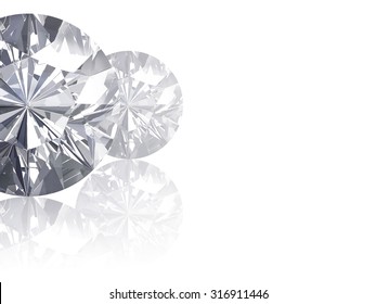 Diamonds Soft Gradient Background 3d Illustration Stock Illustration ...