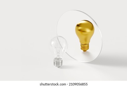 Different Light Bulb Reflection Mirror On Stock Illustration 2109056855 ...