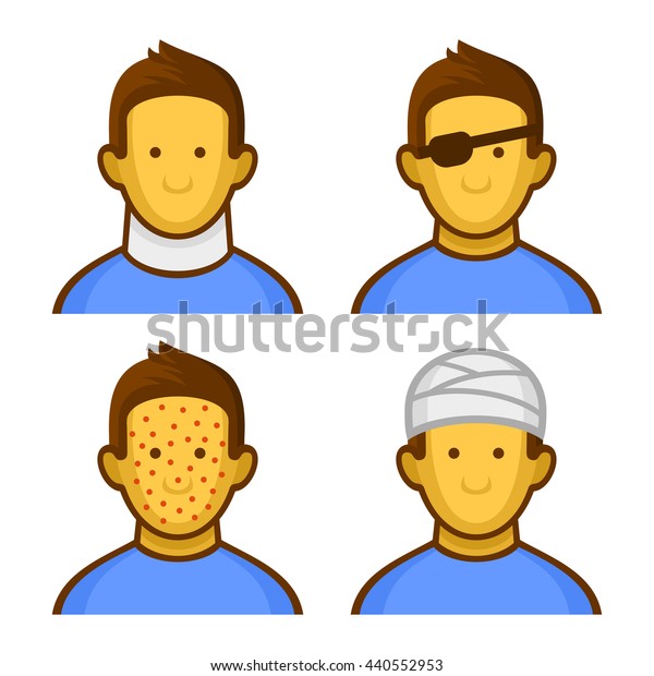 Different Pics Some Health Problems Icons Stock Illustration 440552953 ...