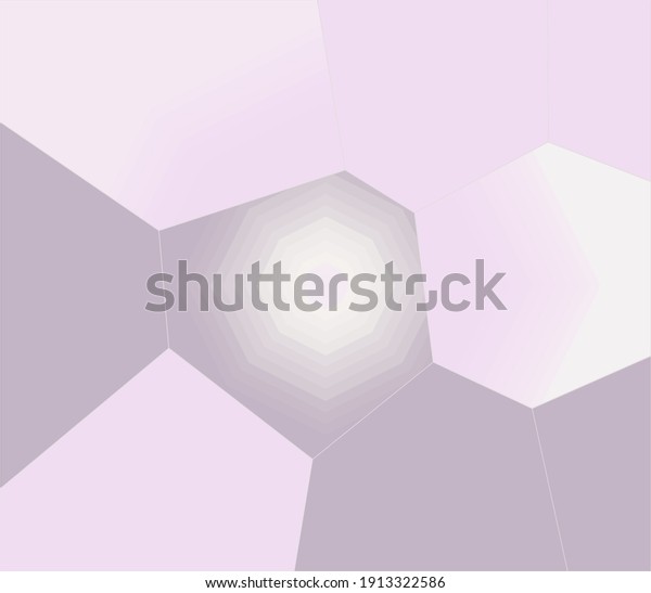 Different Textures Sizes Polygons On Pink Stock Illustration 1913322586 ...