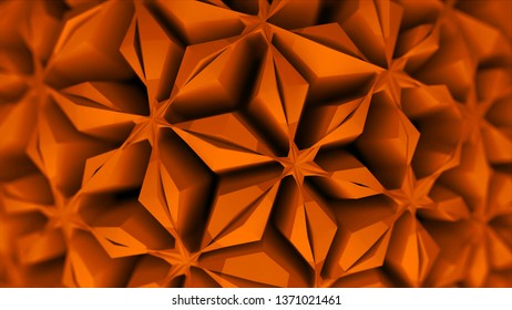 Difficult 3d Shape Symmetric Surface Ornament Stock Illustration ...