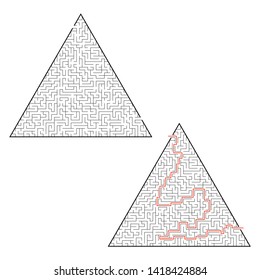 Parabola Conical Section Formed By Disk Stock Vector (Royalty Free ...