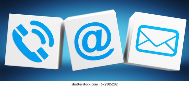 Digital 3d Printed Plastic Cube Contact Stock Illustration 672385282 ...