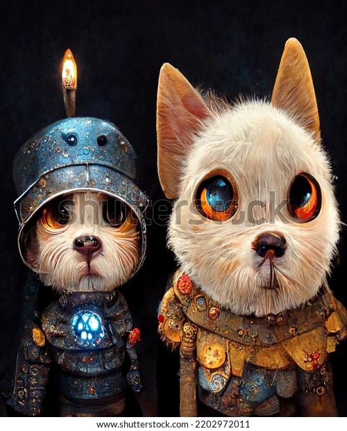 Digital Art Tiny Creatures Cocreated Ai Stock Illustration 2202972011 ...
