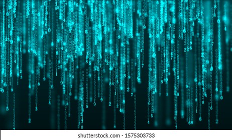 Digital Background Big Data Hacker Concept Stock Illustration ...