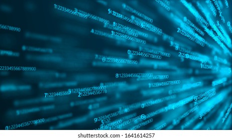 Digital Background Big Data Hacker Concept Stock Illustration ...