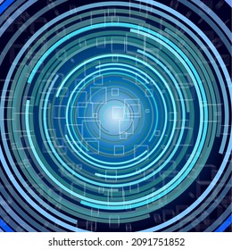 Digital Background Material Virtual Space Stock Illustration 2091751852 ...