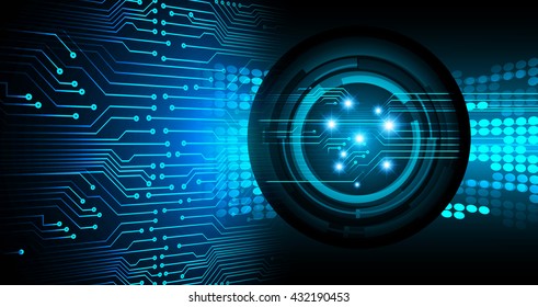 Digital Data Background Blue Abstract Light: เวกเตอร์สต็อก (ปลอดค่า ...