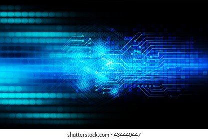 Digital Data Backgroundblue Abstract Light Hi Stock Illustration ...