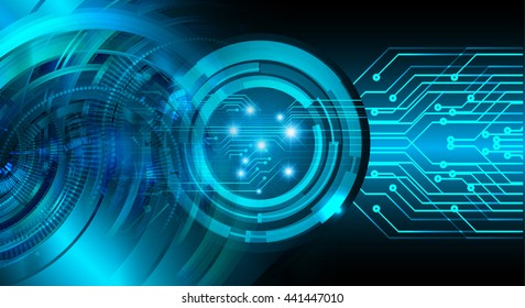 Digital Data Backgroundblue Abstract Light Hi Stock Illustration 441447010