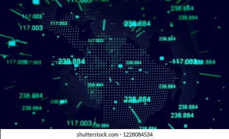 Digital Data Globe Network Stock Illustration 1228084534 | Shutterstock