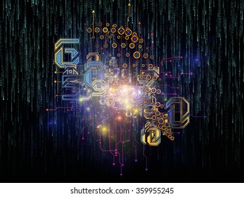 Digital Data Series Backdrop Numbers Design: ภาพประกอบสต็อก 359955245 ...