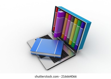 Digital Library Stock Illustration 216664066 | Shutterstock