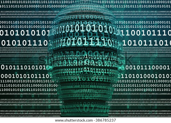 Digital Man Stock Illustration 386785237