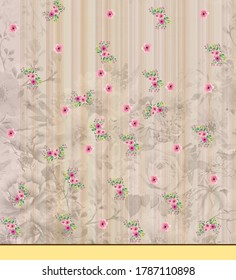 Digital Print Design Panel: ilustrações stock 1787110886 | Shutterstock