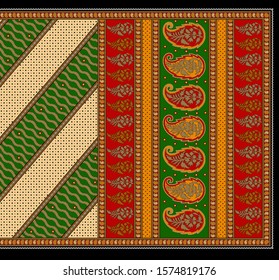 Digital Print Design Pattern Background Texture Stock Illustration ...