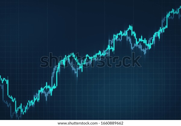 Digital screen with marketing analysis interface. Business and ...